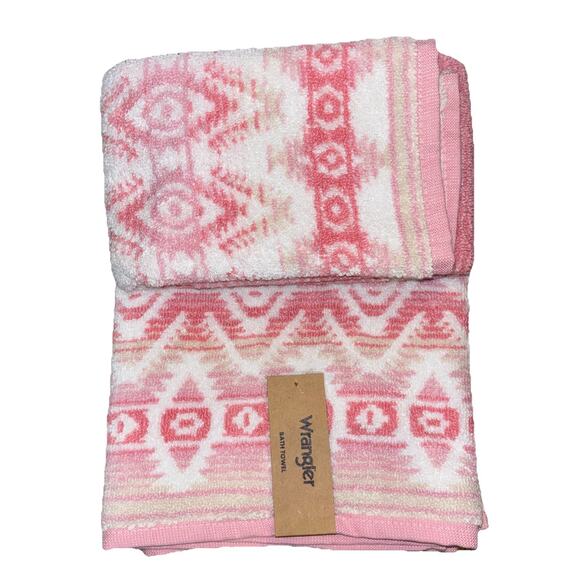 Wrangler | Bath | Wrangler Bath 1 Hand Towels Set Jericho Pink Aztec ...